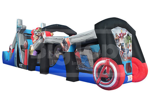 Big Top Inflatables 50' Marvel Avengers Obstacle Course