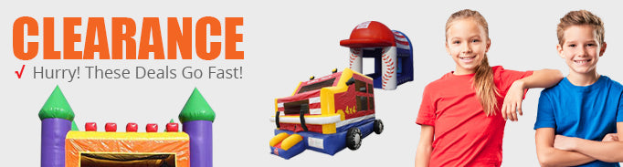 Clearance Discounted Inflatables For Sale – Big Top Inflatables
