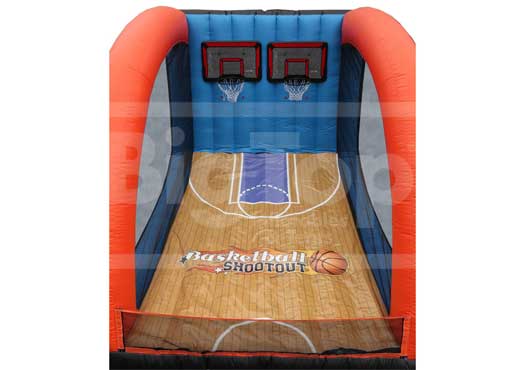 Bastball Shootout Inflatable Fun Challenge Game with Real Backboards ...