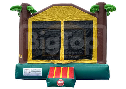 Dura Lite Safari Inflatable Bouncer with Indoor Basketball Goal – Big ...