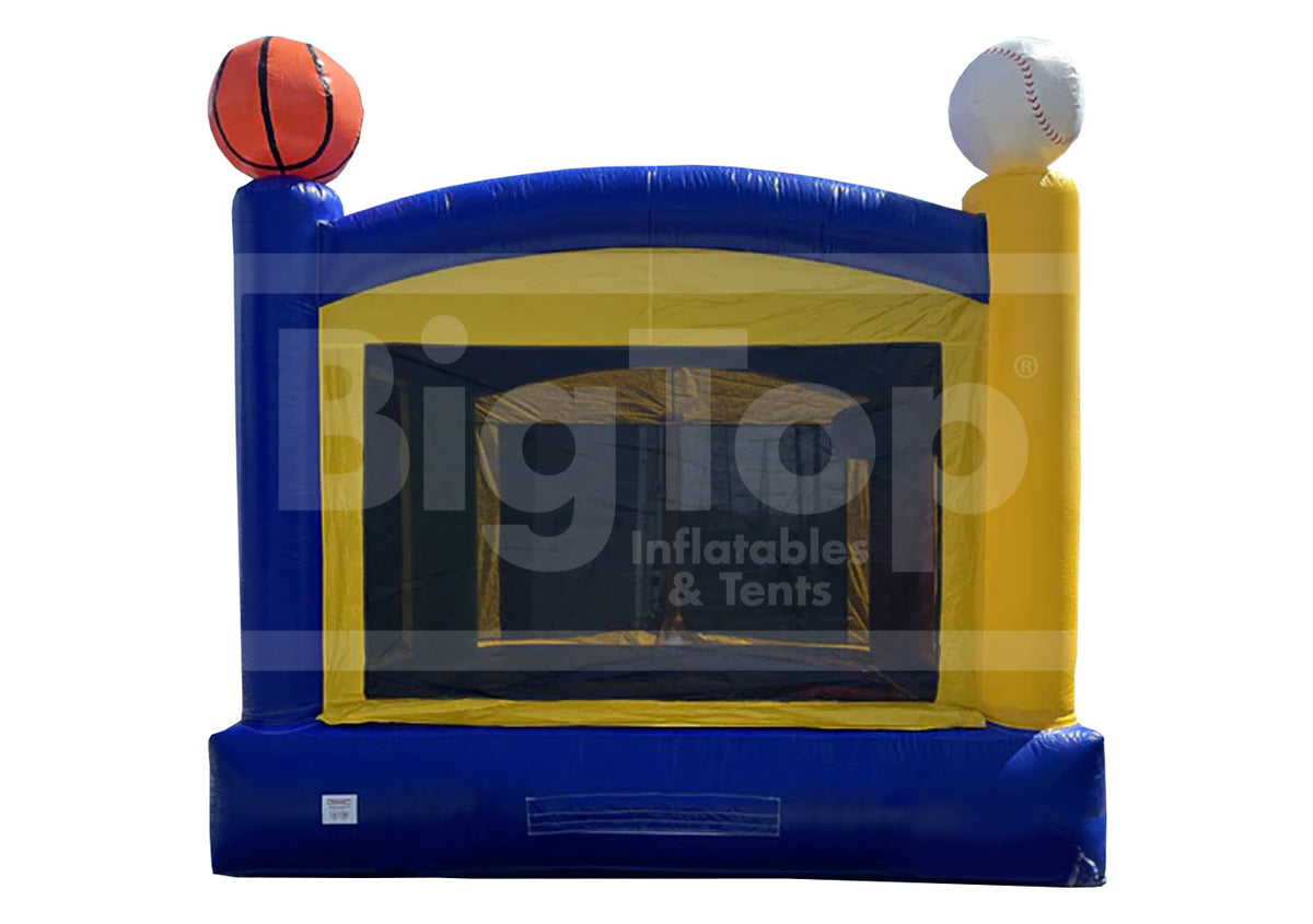 Dura Lite Sports Inflatable Bouncer with Indoor Basketball Goal – Big ...