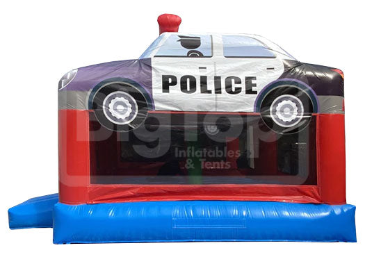 Police Car Themed Inflatable Bounce House with Indoor Playground – Big ...