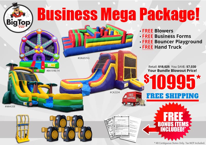 Business Mega Package Pro Bounce House and Slide Event Package – Big ...