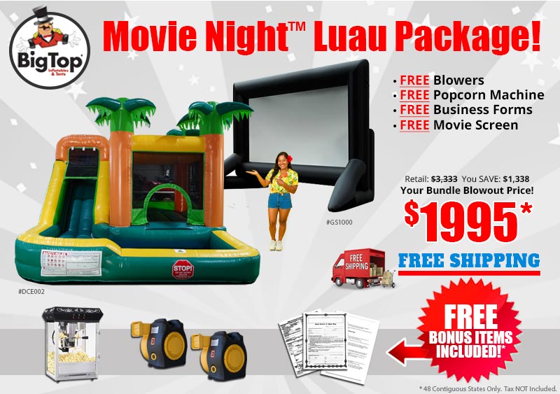 Big Top's Movie Night Party Package Deal – Big Top Inflatables