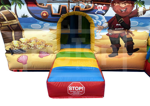 Pirate Themed Combo with Indoor Playground and Detachable Pool – Big ...