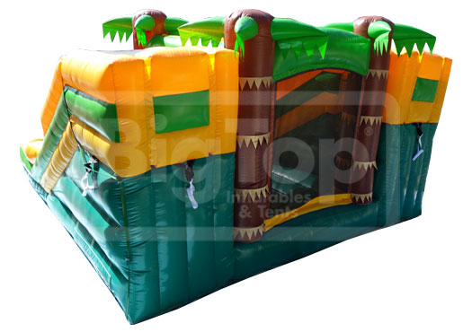Dura Lite Palm Tree Combo XL Inflatable Fun Bounce House and Pools ...