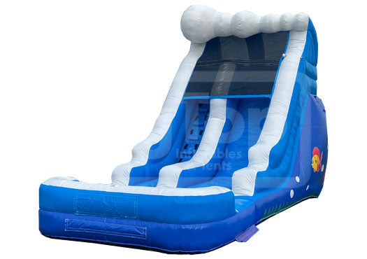 Dura Lite 13' Ocean Oasis Themed Water Slide with Splash Landing – Big ...