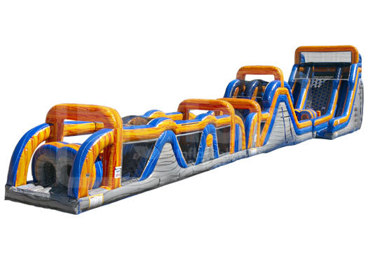 100' Infinite 3-Piece Extreme Obstacle Course Challenge and Rock Slide ...