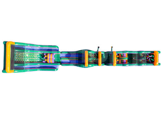 100' Big Easy Mardi Gras 3-Piece Extreme Obstacle Course – Big Top ...