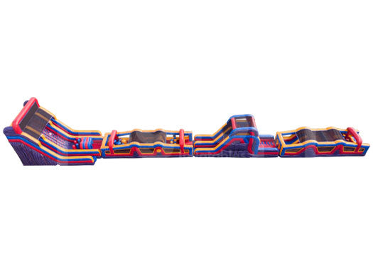 140' Marble Mania Warped Wall 4-Piece Extreme Obstacle Course – Big Top ...