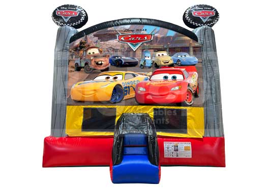 Pixar Cars C5 Inflatable Combo with Indoor Playground and Slide – Big ...