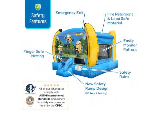 Despicable Me Themed Inflatable Fun Bounce House – Big Top Inflatables