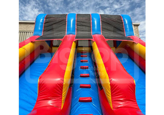 Dura Lite 15' Red n Blue Party Fun Water Slide with Splash Landings ...