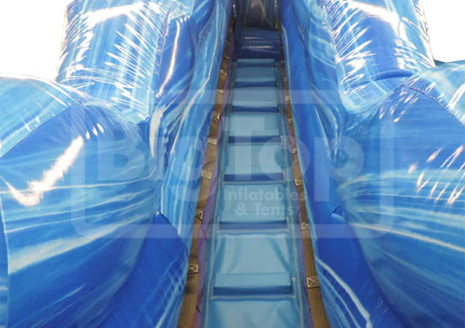 21' Purple Wave Themed Water Slide with Splash Landing – Big Top ...