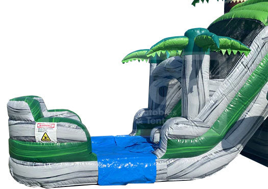 T-Rex Themed Inflatable Combo DL (Dual Lanes) with Splash Pool – Big ...