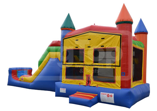 5 in 1 Super Castle Inflatable Module Combo Bounce House with Landing ...