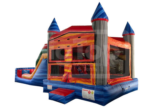 5in1 Super Castle Combo Bounce House DL (Double Lane) with Landing ...