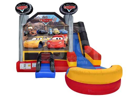 Pixar Cars 6in1 Inflatable Combo with Pool – Big Top Inflatables