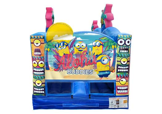 50' Despicable Me Inflatable Themed Obstacle Course Wet or Dry – Big ...