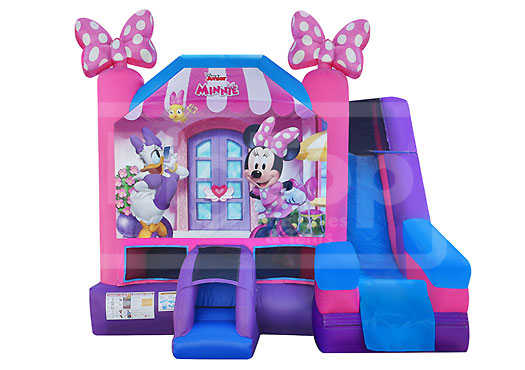 Disney Minnie Mouse 6in1 Inflatable Combo with Pool – Big Top Inflatables