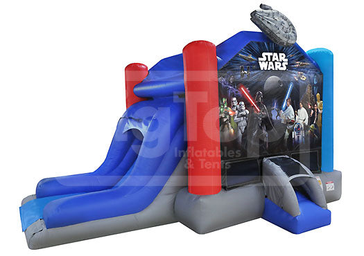 Star Wars EZ Inflatable Combo with Pool – Big Top Inflatables