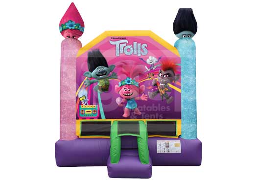 DreamWorks Trolls Theme Inflatable Fun Bounce House – Big Top Inflatables