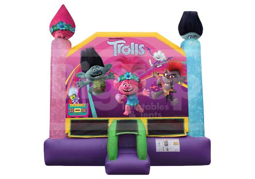 DreamWorks Trolls Theme Inflatable Fun Bounce House – Big Top Inflatables
