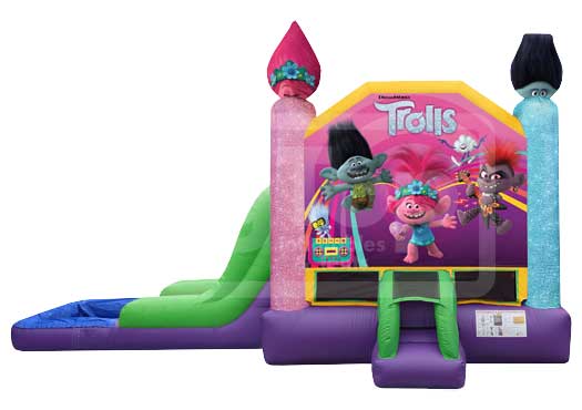 Trolls EZ Inflatable Combo with Pool – Big Top Inflatables