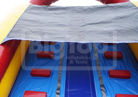 30' Inflatable 2-Lane Turbo Obstacle Course with Slide – Big Top ...