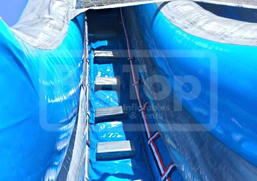 19' Rocky Mountain Rapid Water Slide SL (Single Lane) with Landing ...