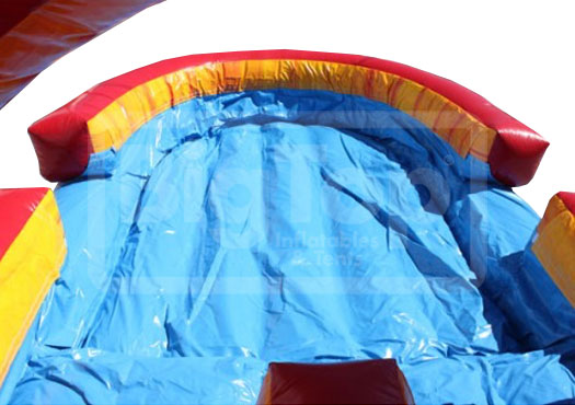 32' Volcano Themed Slip-N-Splash DL (Dual Lanes) with Inflatable Pool ...