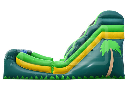 16' Tropical Splash Inflatable Water Slide with Landing – Big Top ...